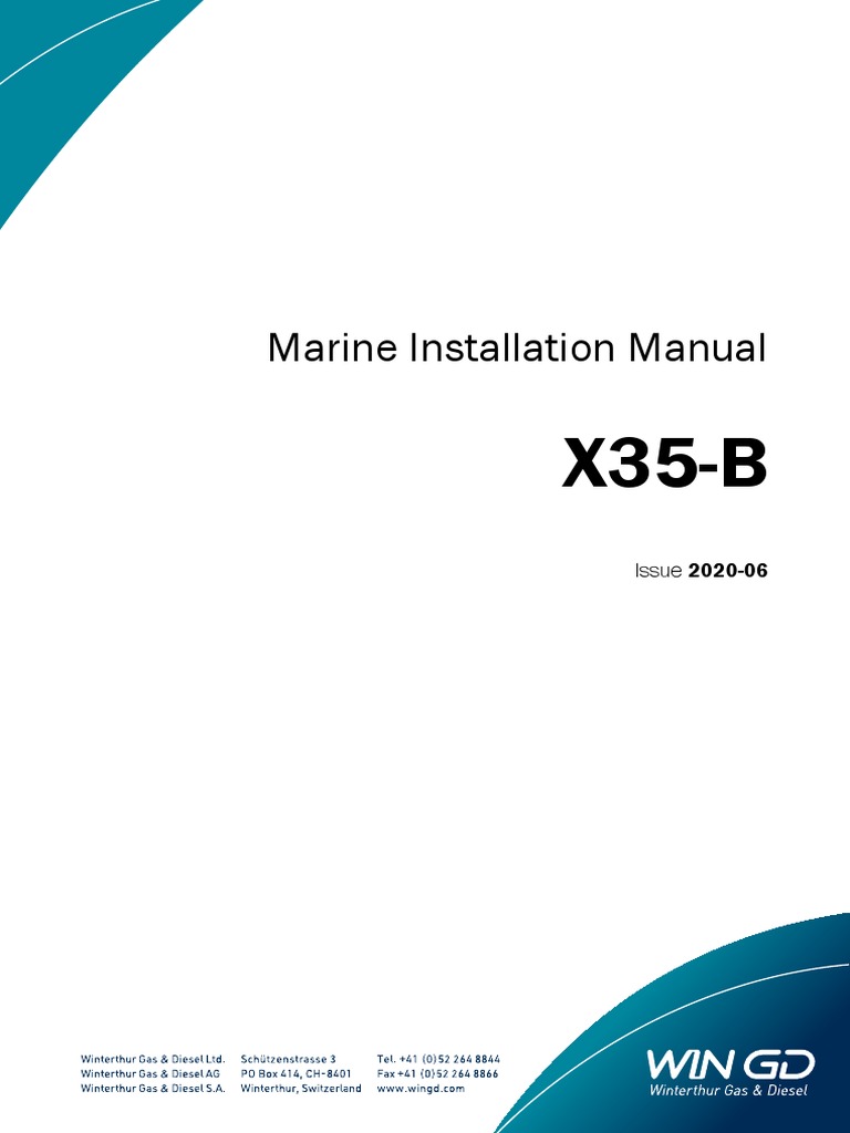 Marine Installation Manual: Issue 2020-06 | PDF | Oil | Ventilation ...