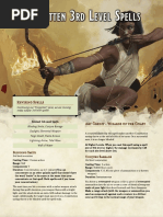 10th - Level - Spells UPDATED | PDF | Dungeons & Dragons | Gary Gygax Games