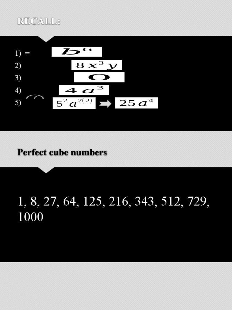 Sum and Difference of Two Cubes | PDF | Factorization | Numbers