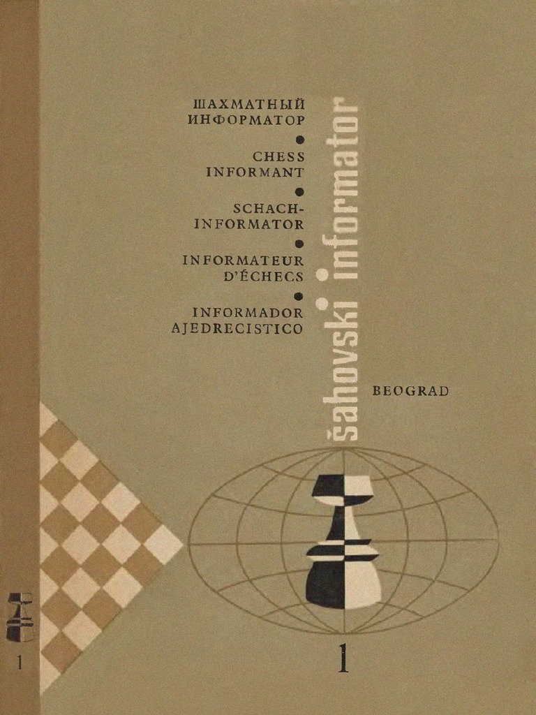 Chess Informant 4 (1967) | PDF