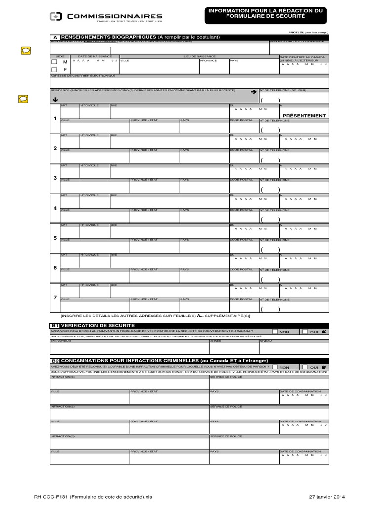 Cote de Sécurité - 5 Ans | PDF | Gouvernement