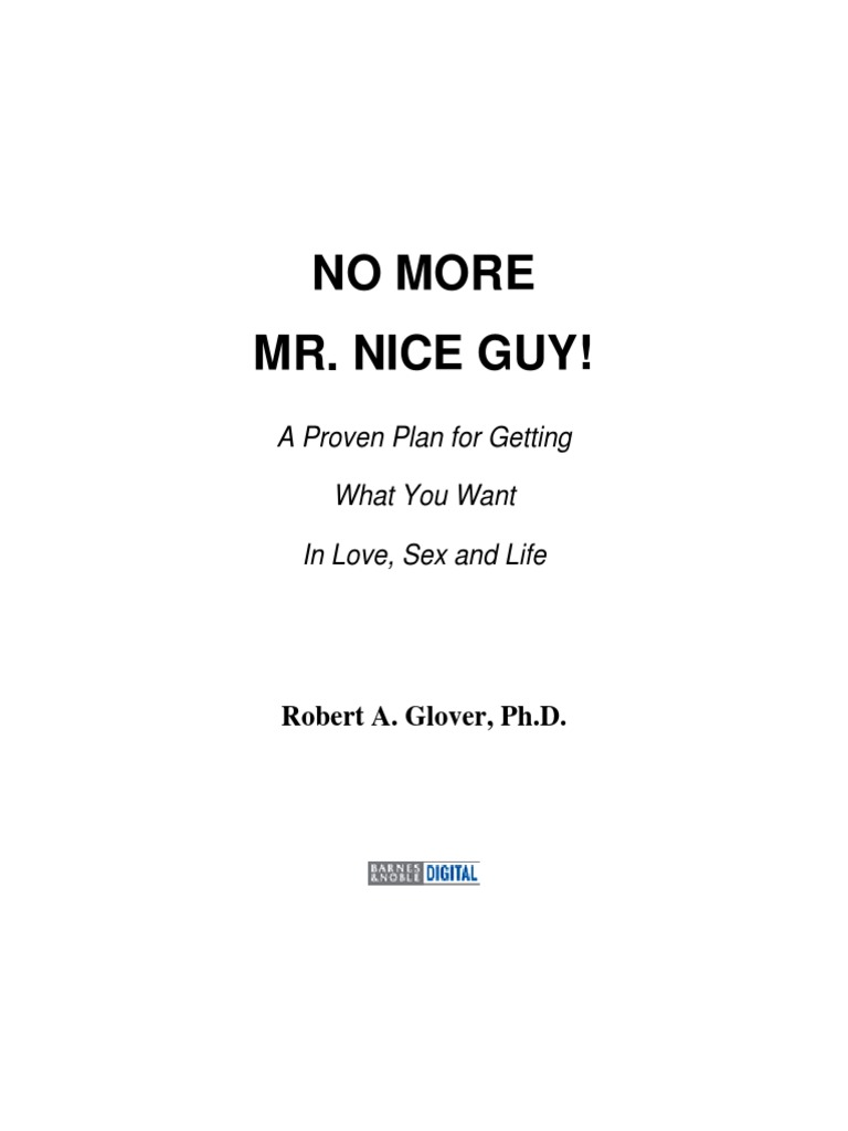 1581784059781-Robert Glover - No More MR Nice Guy | PDF | Shame | Experience