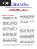 Methods For Testing Antioxidant Activity | PDF | Antioxidant | Radical ...