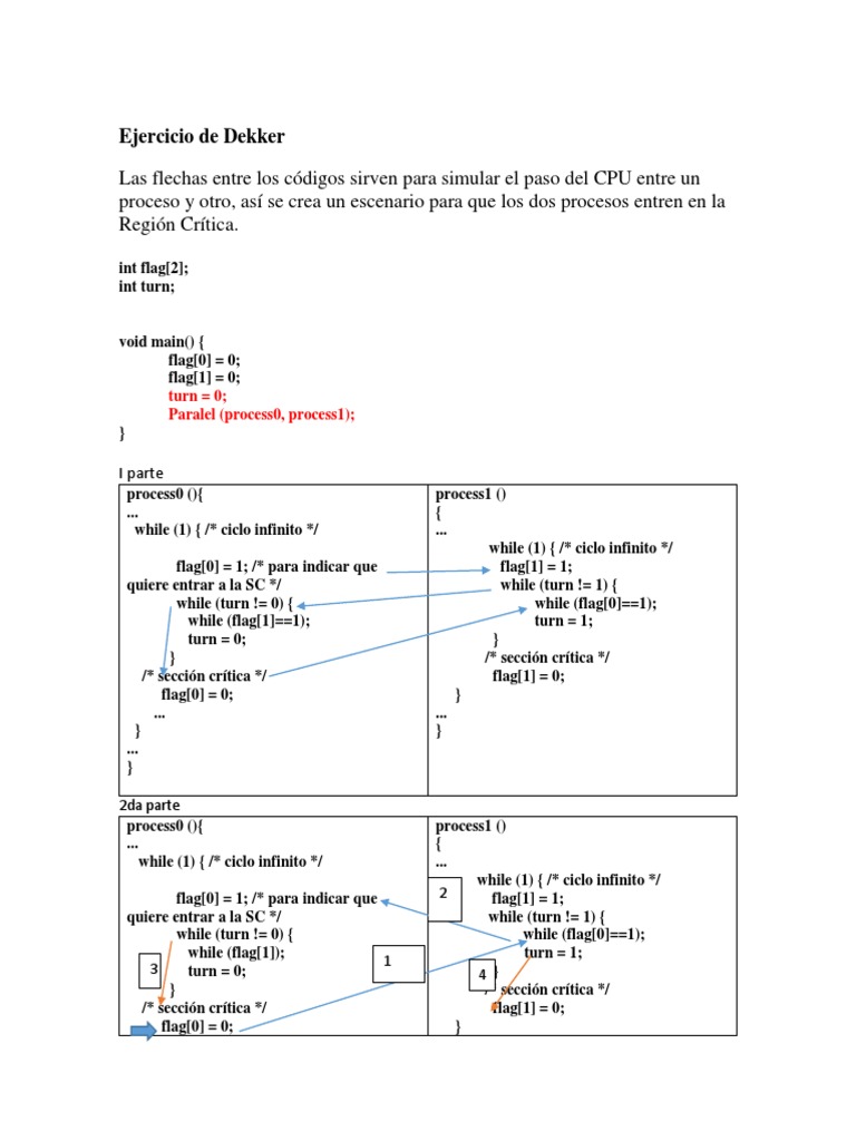 SolucionesEjerciciosConcurrencia2021 03 | PDF | Flujo de control ...