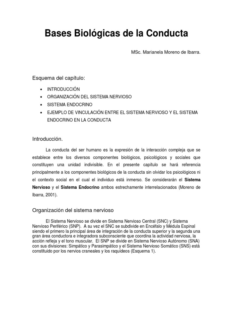 Bases Biológicas | PDF | Sinapsis | Cerebro