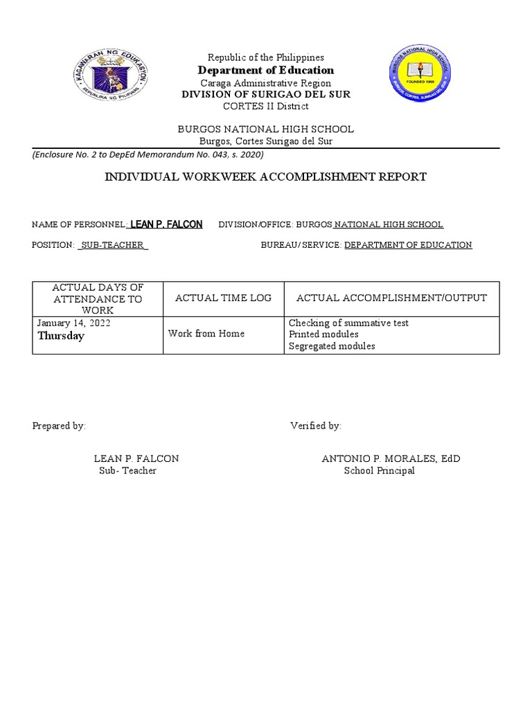 IWAR Yam October | PDF | Workweek And Weekend | Government