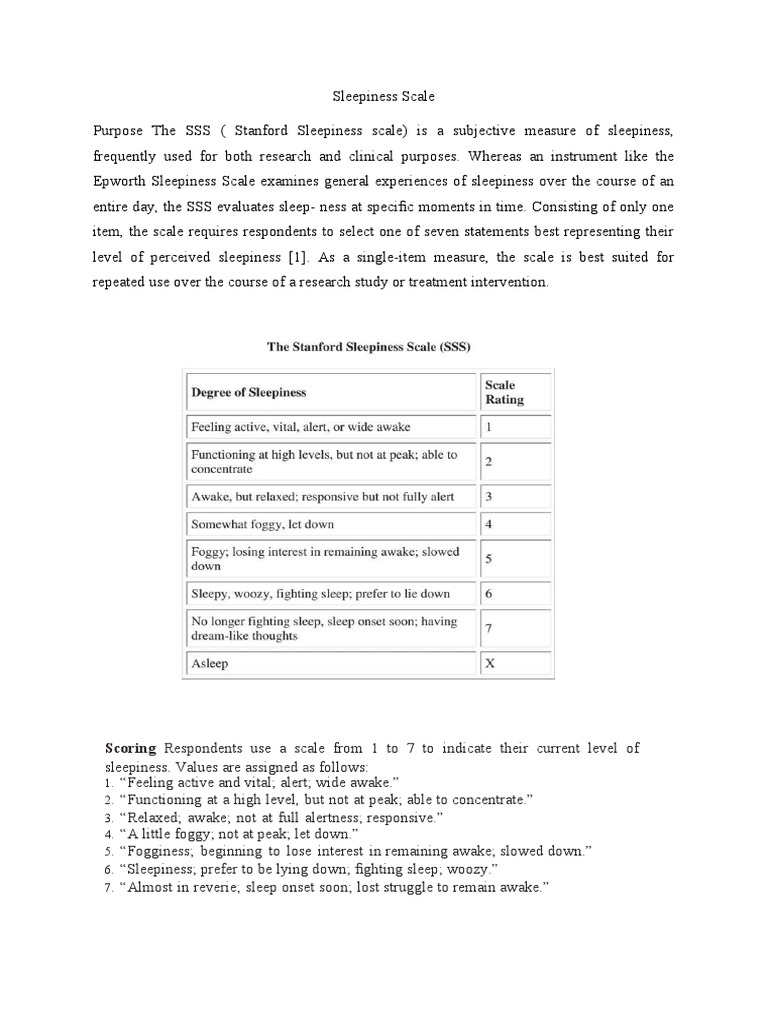 Scoring Respondents Use A Scale From 1 To 7 To Indicate Their Current ...