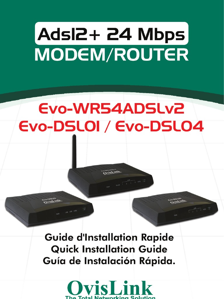 Manual Modem Router | PDF | Adresse IP | Protocoles de communication