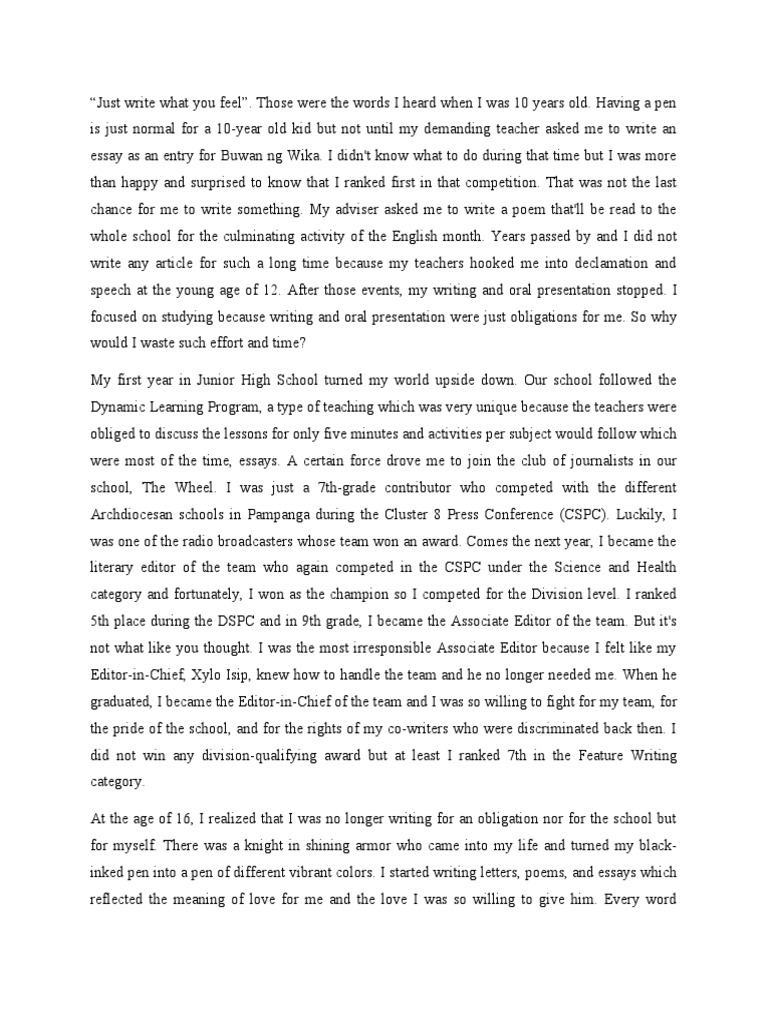 Craft Essay (TEXT) | PDF