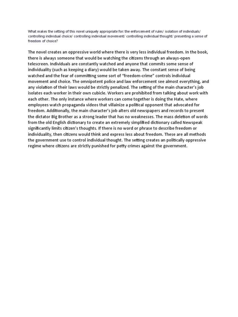 1984 Part 1 | PDF | Politics