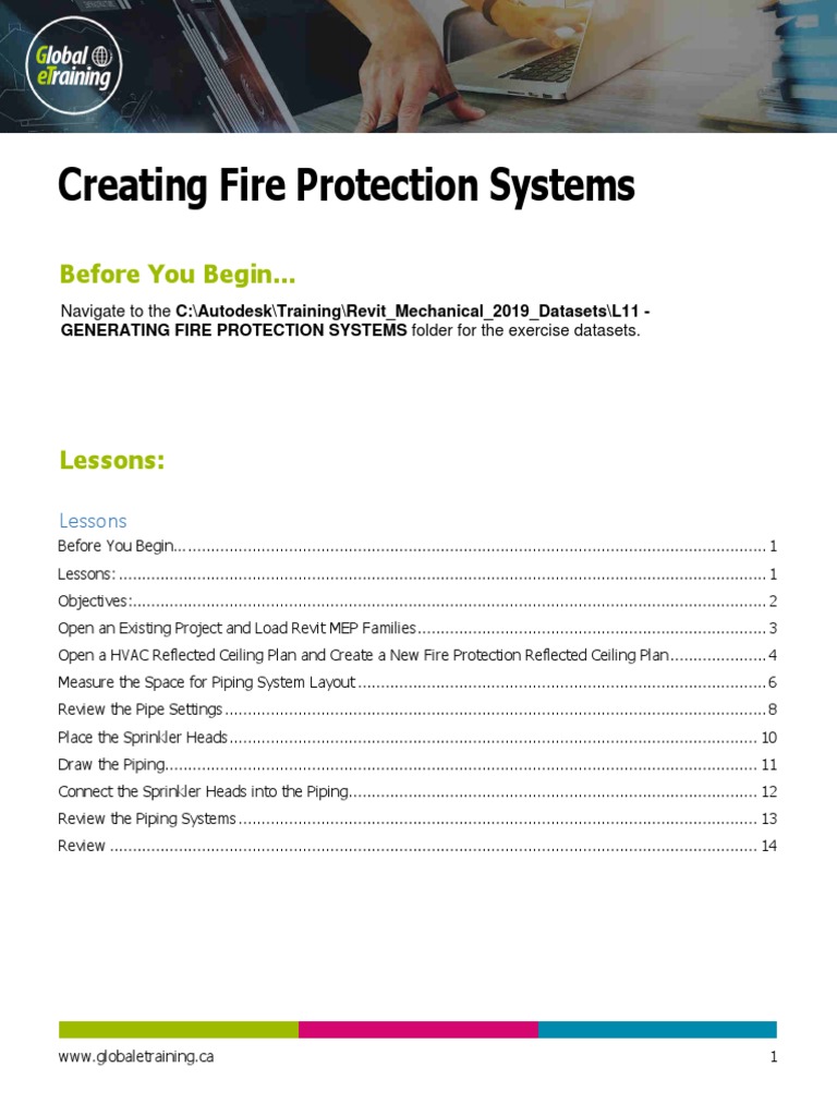 Revit Fire Protection System Design Guide | PDF | Autodesk Revit | Plumbing