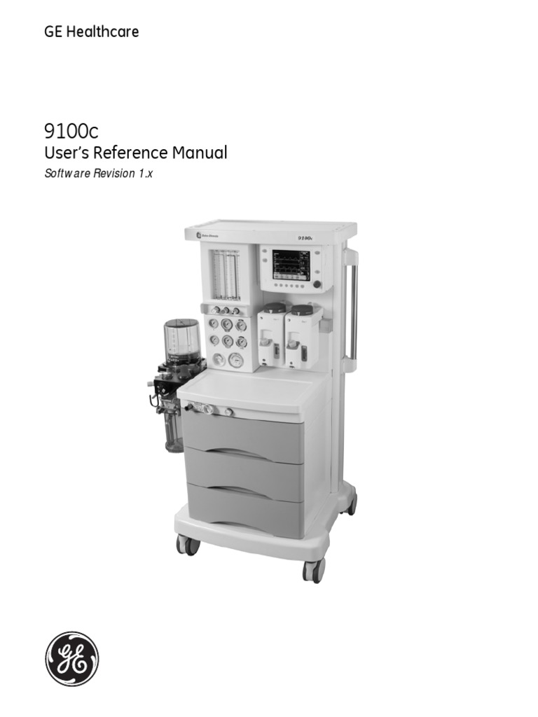 9100C Urm - Ge Anesthesia | PDF | Anesthesia | Breathing