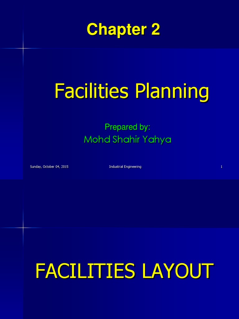 02.1 - Facilities Planning Layout | PDF | Industrial Engineering ...