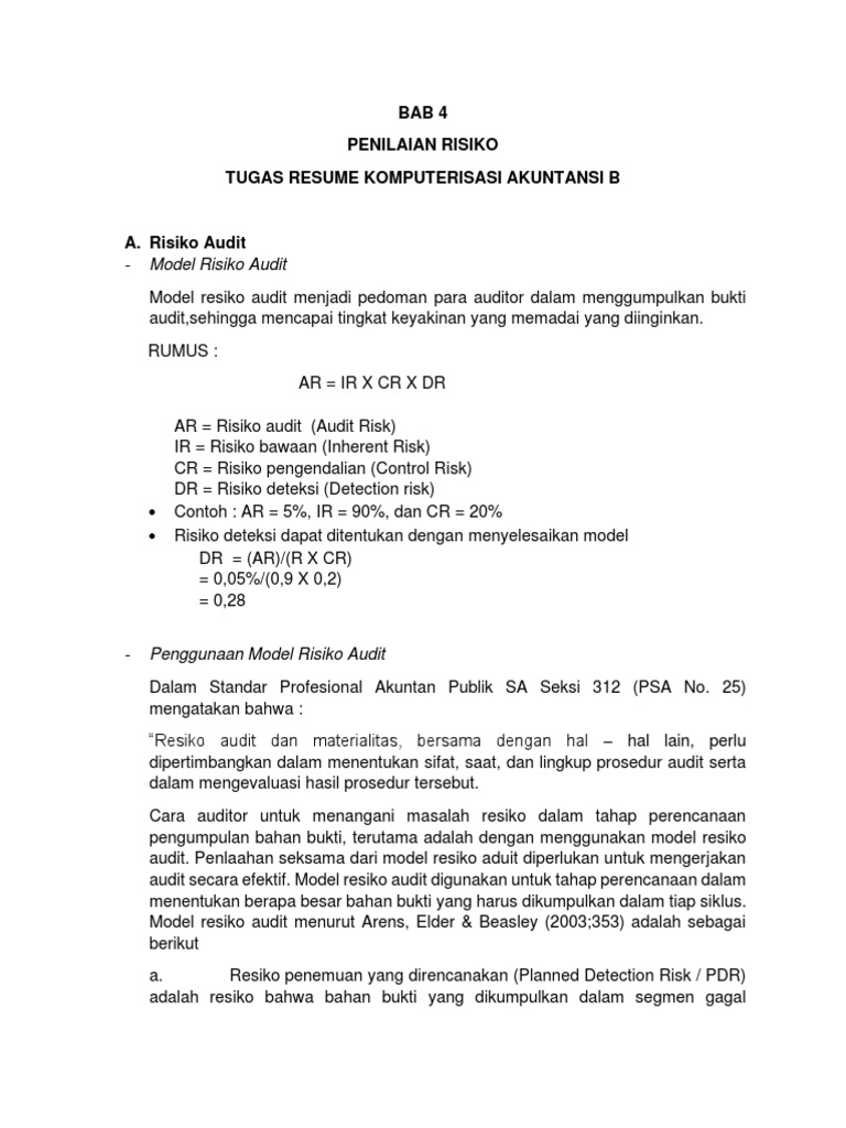 Resume BAB 4 KA 4B | PDF