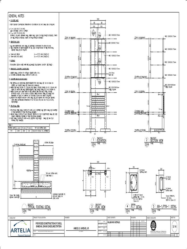 Proposed Shell Gasoline Station in Bangkal | PDF