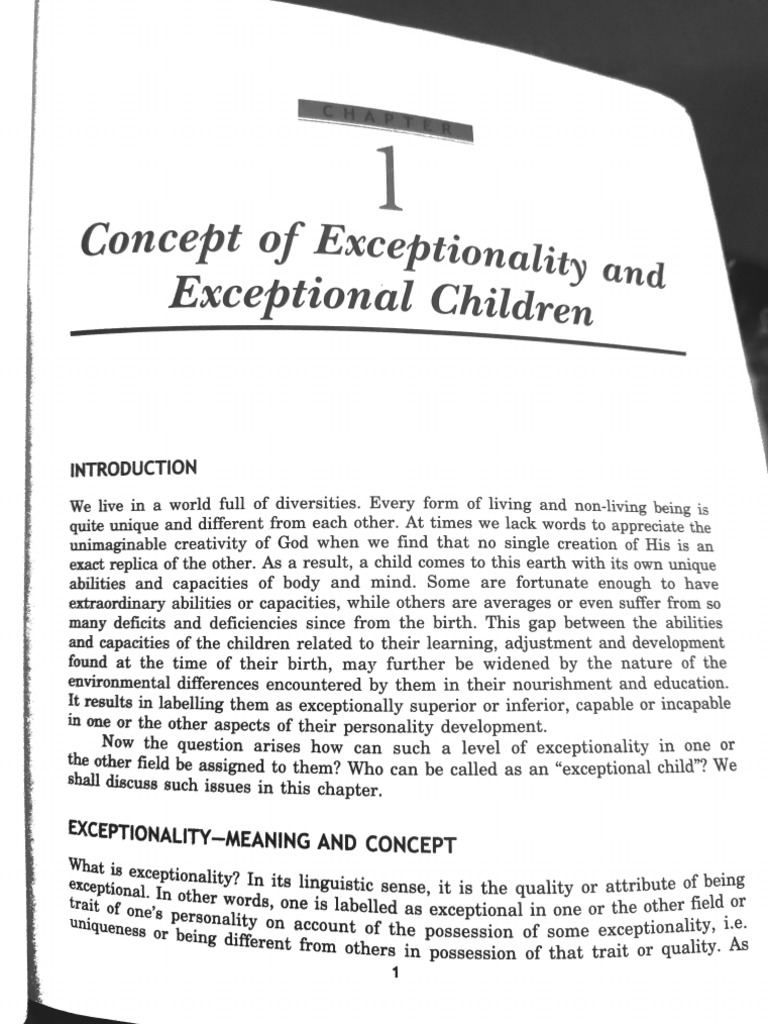 Psychology of Exceptional and Gifted Children (Mod1) | PDF