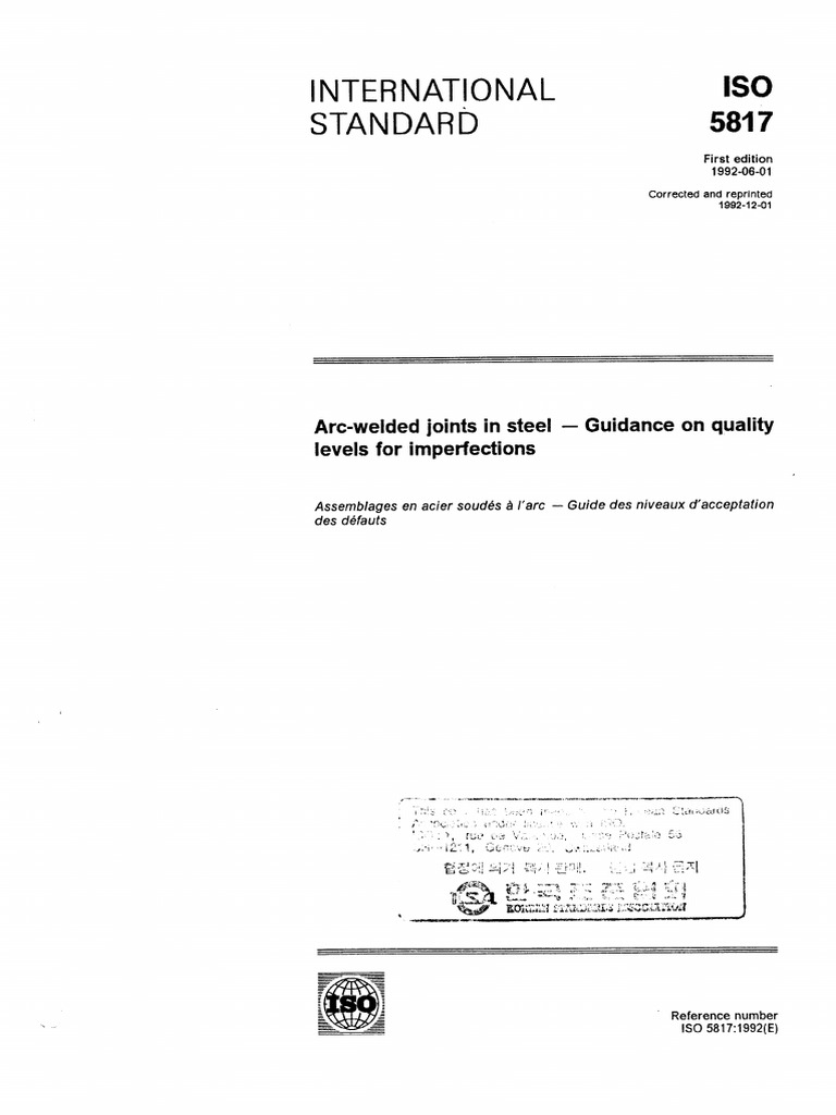 Iso 5817 | PDF