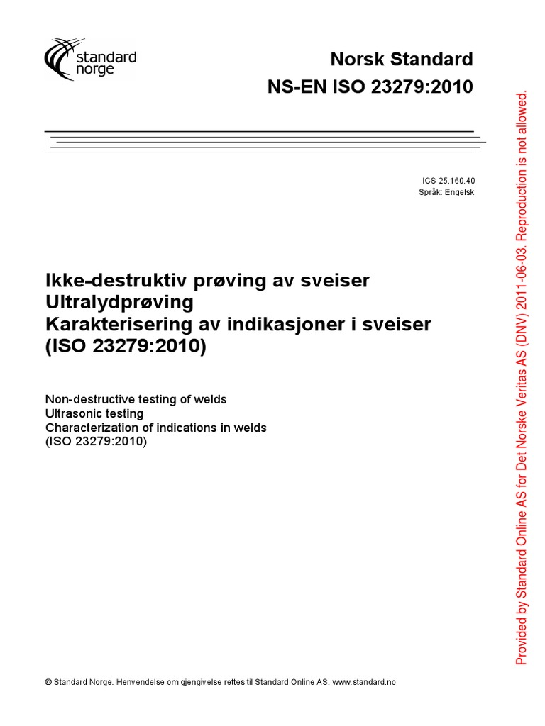 Iso 23279 (En1713) | PDF | International Organization For ...