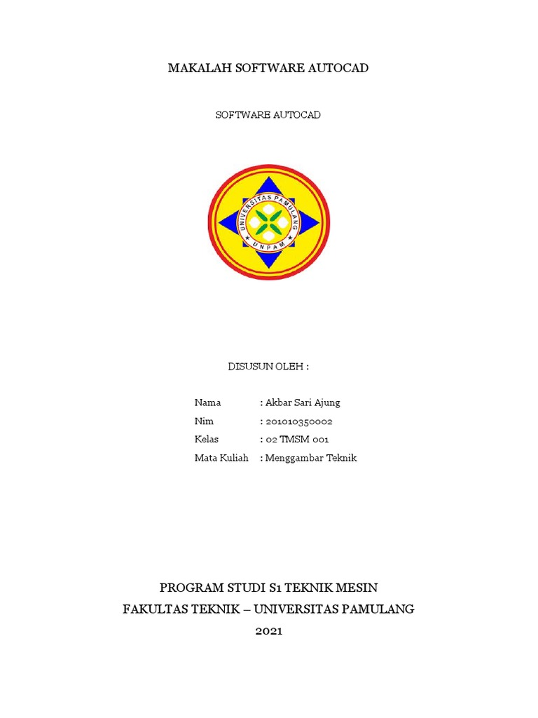 Makalah Software Autocad | PDF