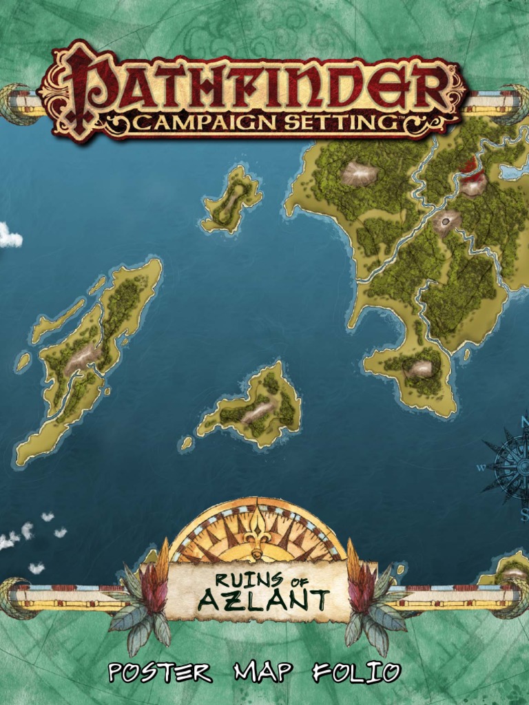Ruins of Azlant - Poster Map Folio | PDF | Role Playing | Role Playing ...