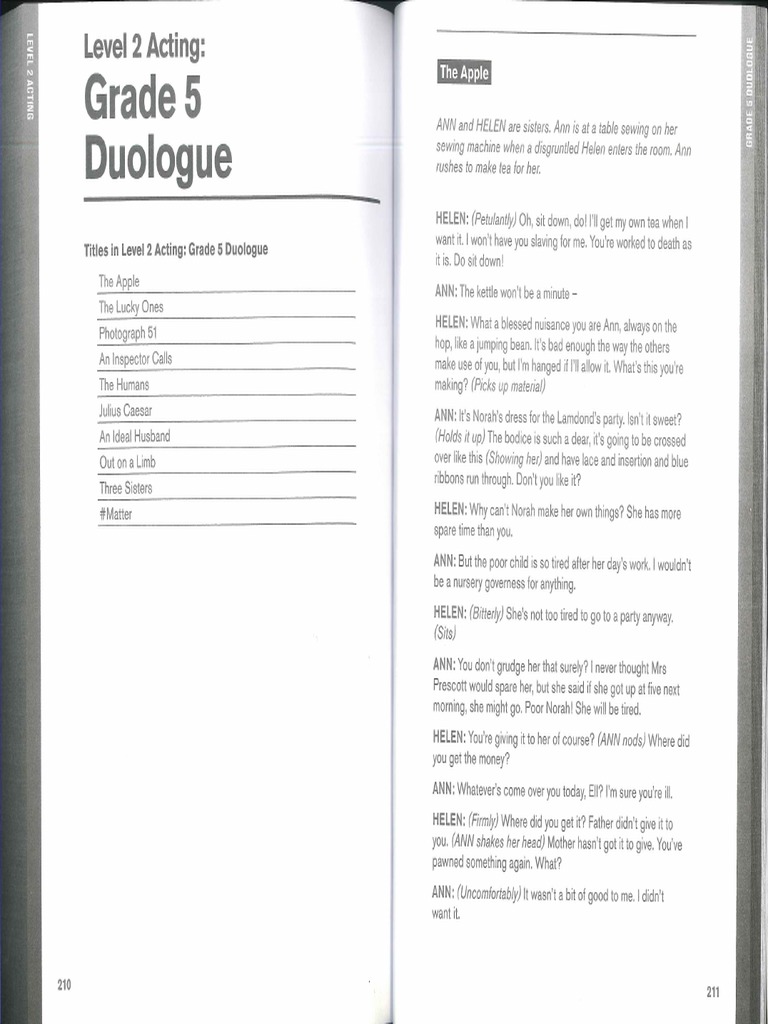 LAMDA Vol 4 - Grade 5 - Duologues | PDF