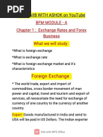 Caiib With Ashok BFM Module A 1 - 3 | PDF