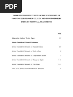 Samsung's Financial Statements | PDF | Balance Sheet | Income