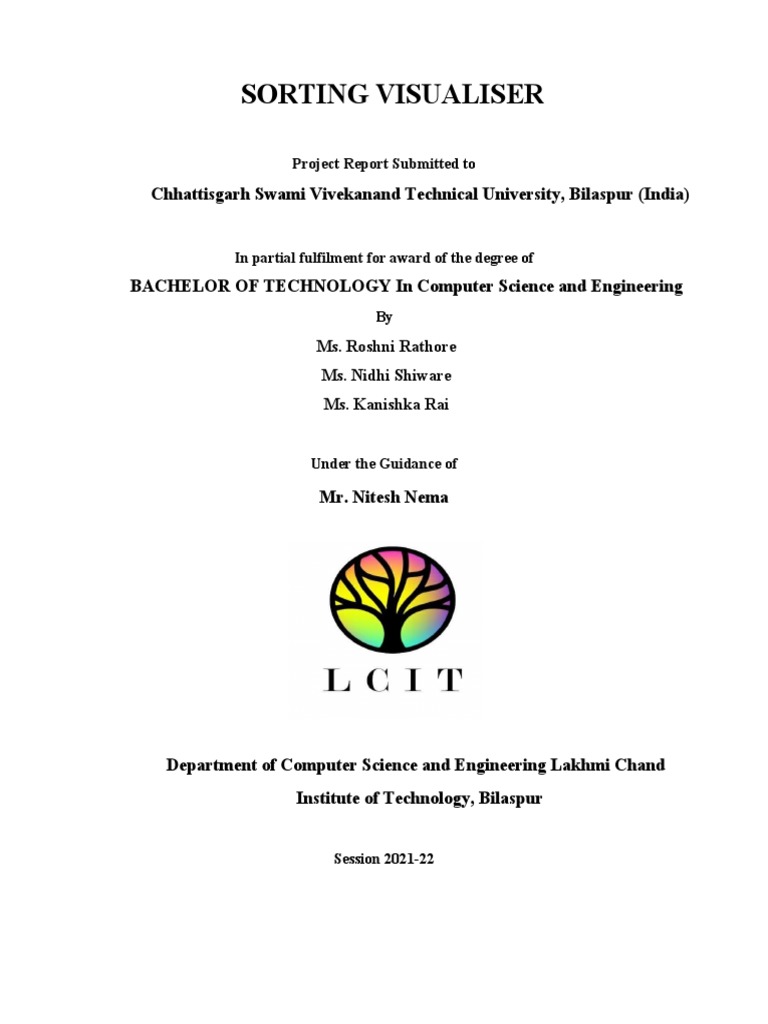 Sorting Visualizer | PDF | Html Element | Html