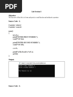 C Programming All Solved Slips | PDF | Matrix (Mathematics) | Area