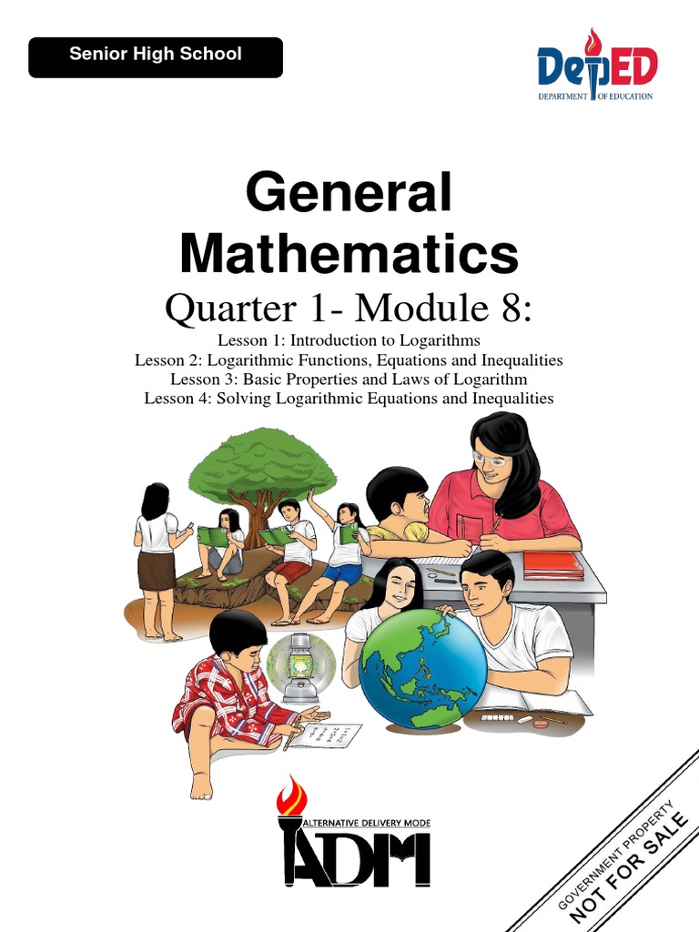 Shs Genmath Module 8 Core Revised Duenas | PDF | Logarithm | Exponentiation