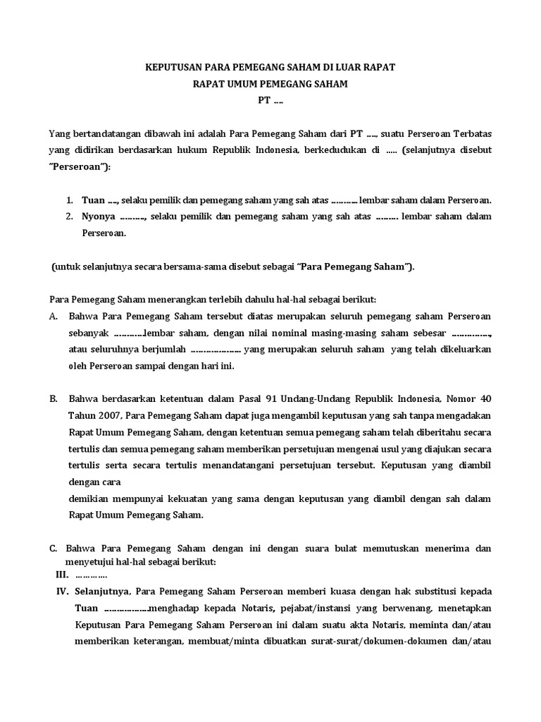 Sirkuler | PDF | Hukum