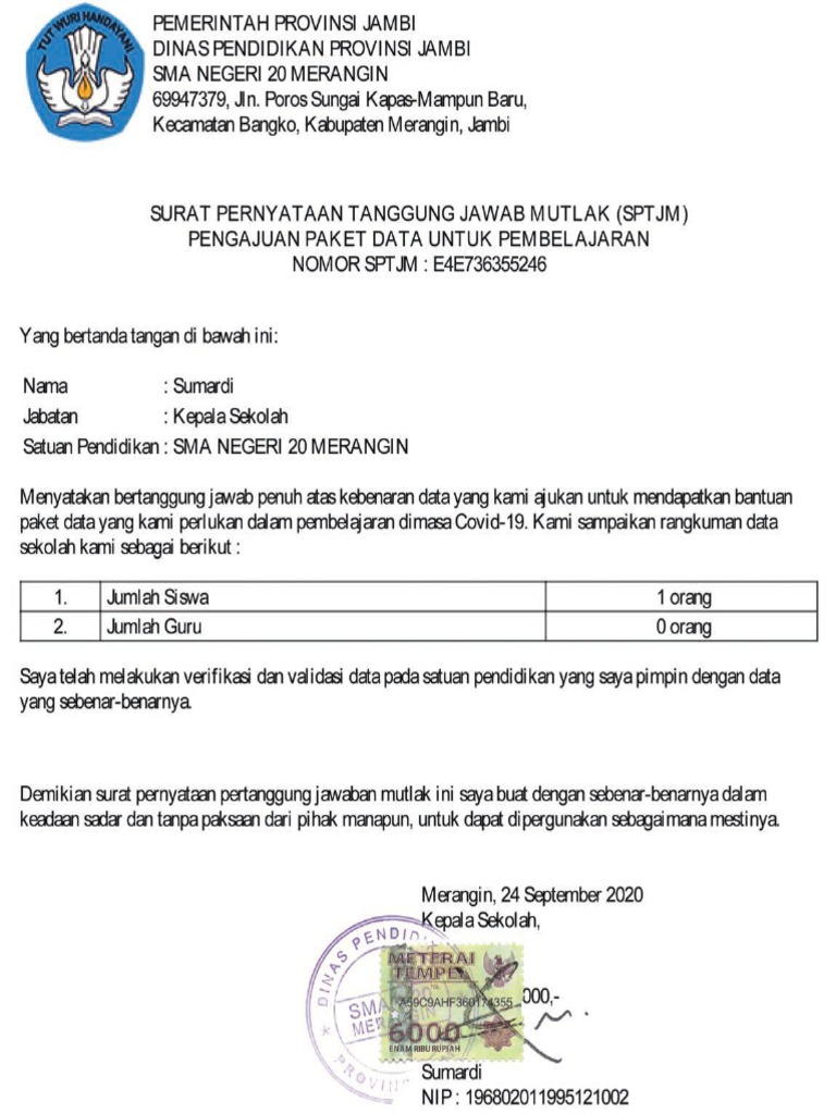 SPTJM 2 Tahap2-Min | PDF