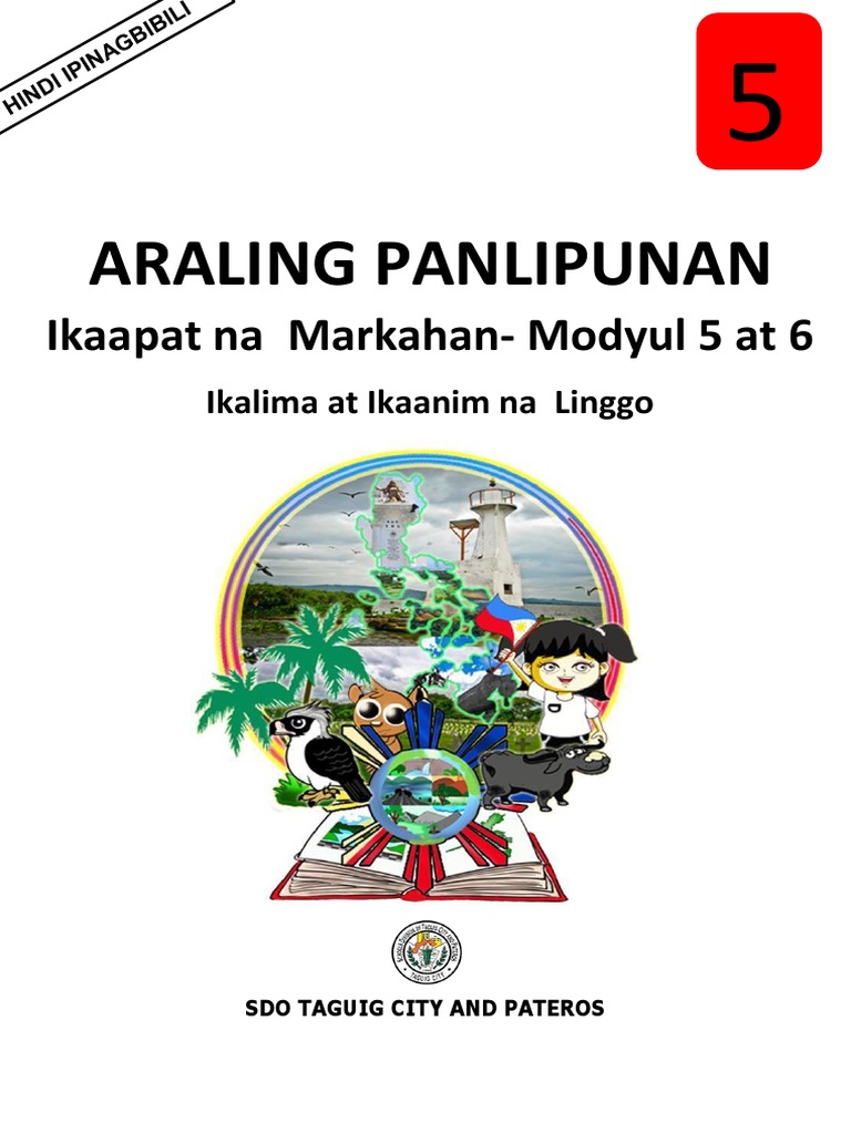 Approved For Final Printing Ap5 Q4 Week 5 6 Module 5 6 1 | PDF