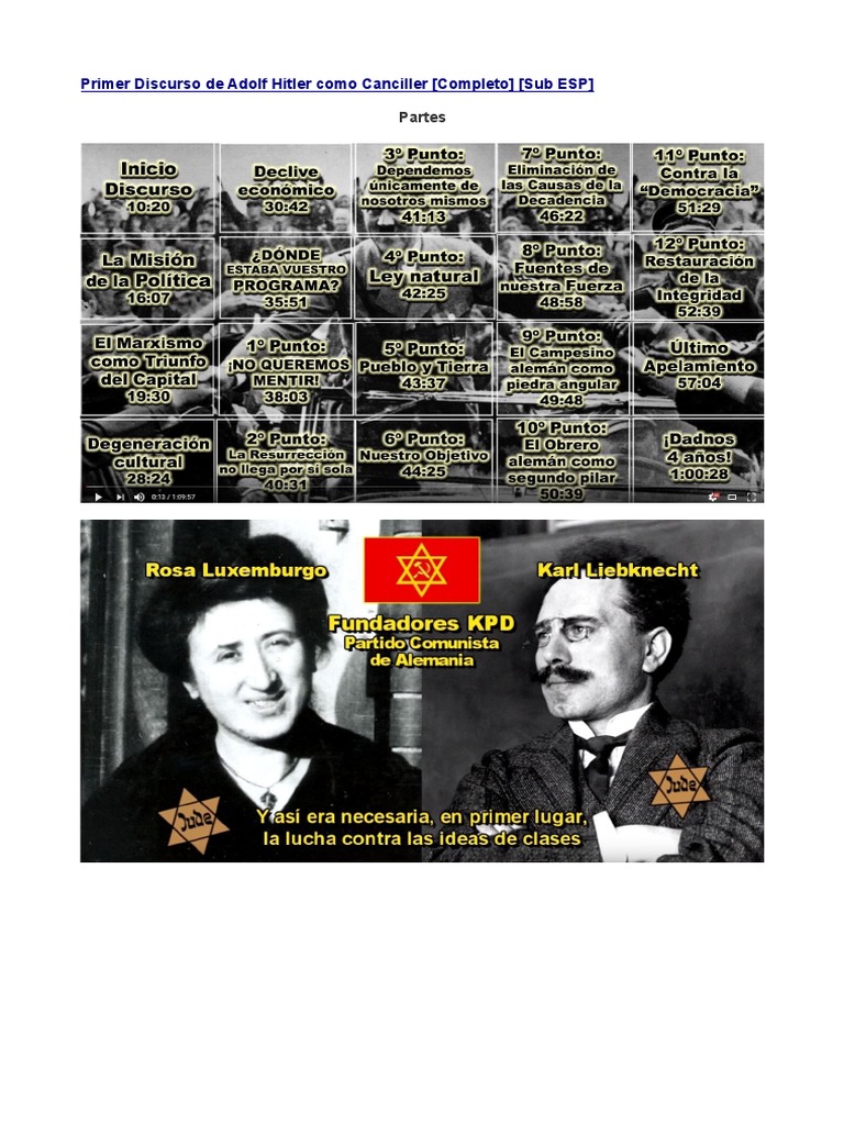Discursos AdolfHitler | PDF | Adolf Hitler | Alemania nazi