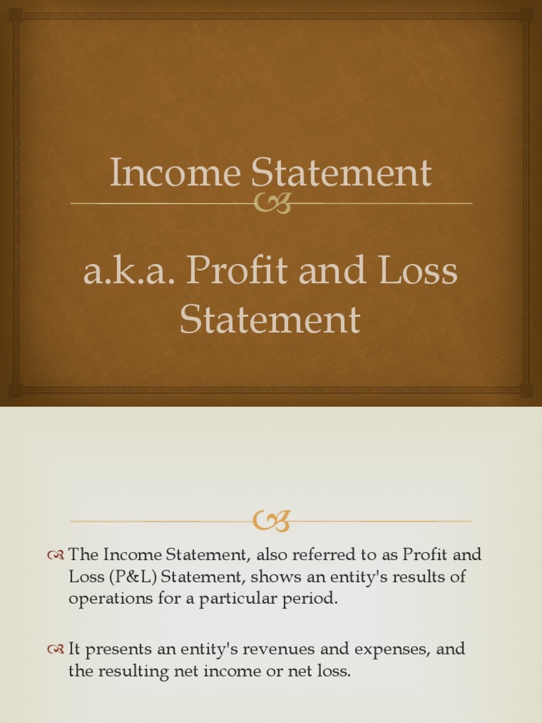Understanding the Key Components and Purpose of the Income Statement ...