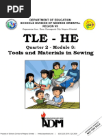 HE 6 Identifying and Classifying Sewing Tools and Materials | PDF ...