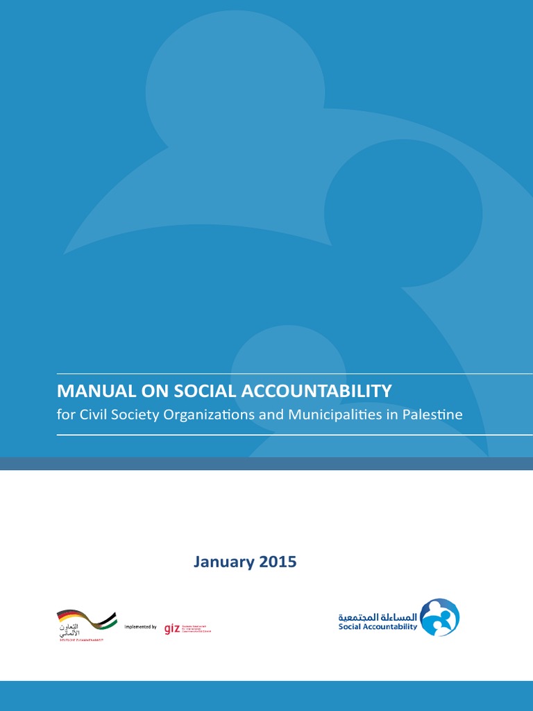 Manual On Social Accountability For Civi | PDF | Governance ...