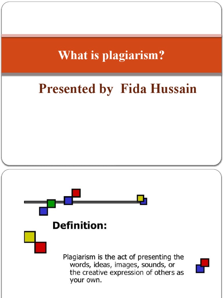 Plagiarism Slides | PDF | Plagiarism | Intellectual Works