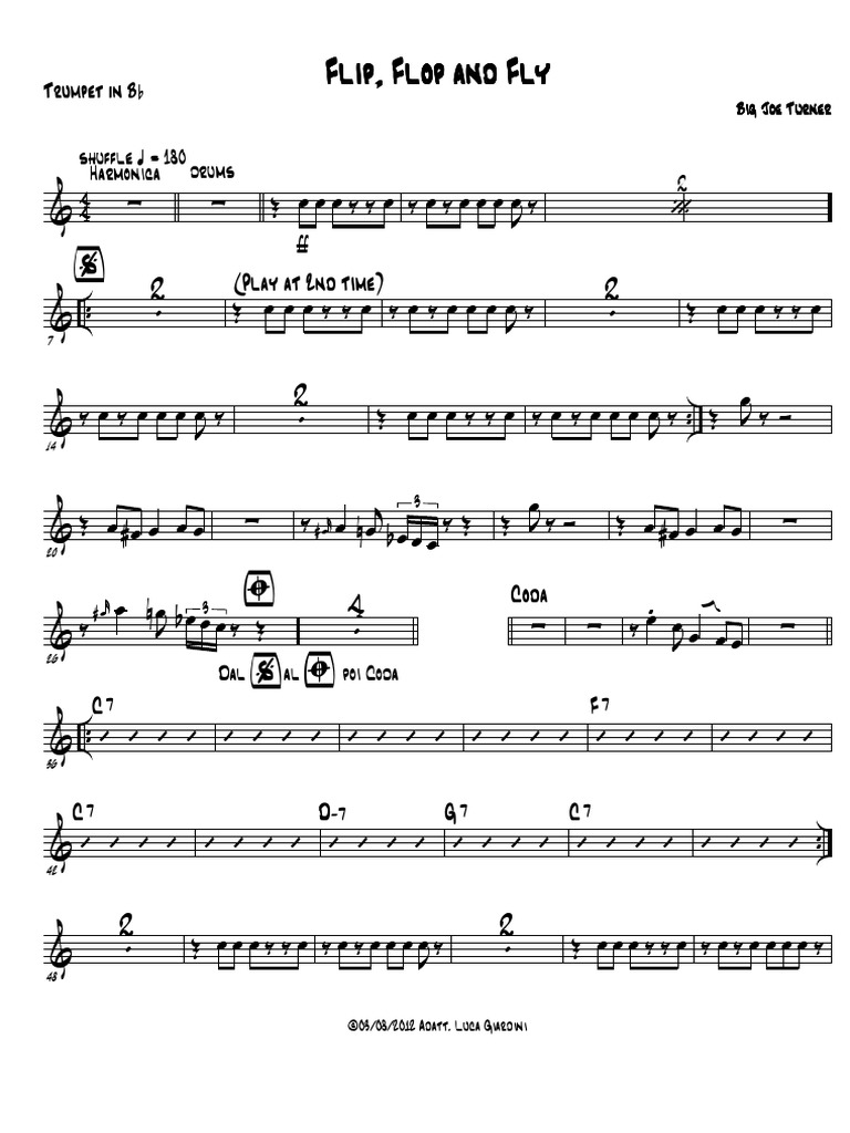 Fly, Flop & Fly - Trumpet in BB | PDF
