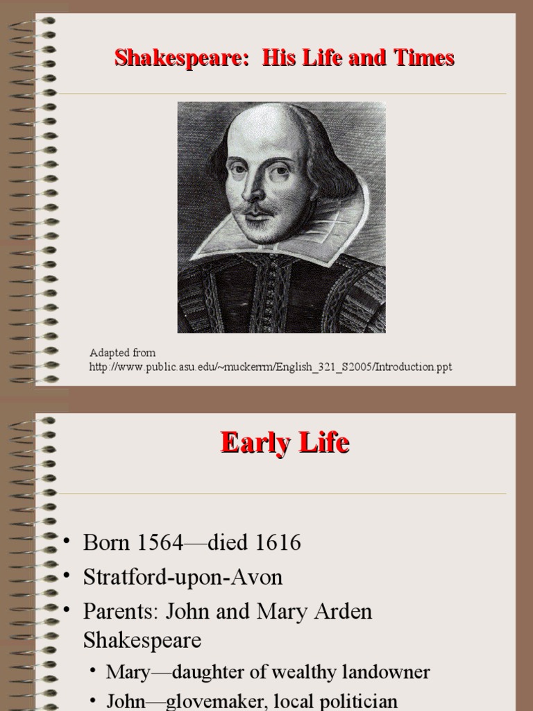 Shakespeare's Life & Works | PDF | William Shakespeare