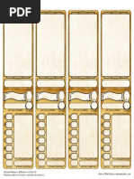 Ose Class Sheet | PDF