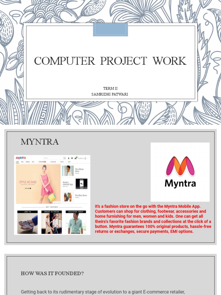 Computer Project Work | PDF