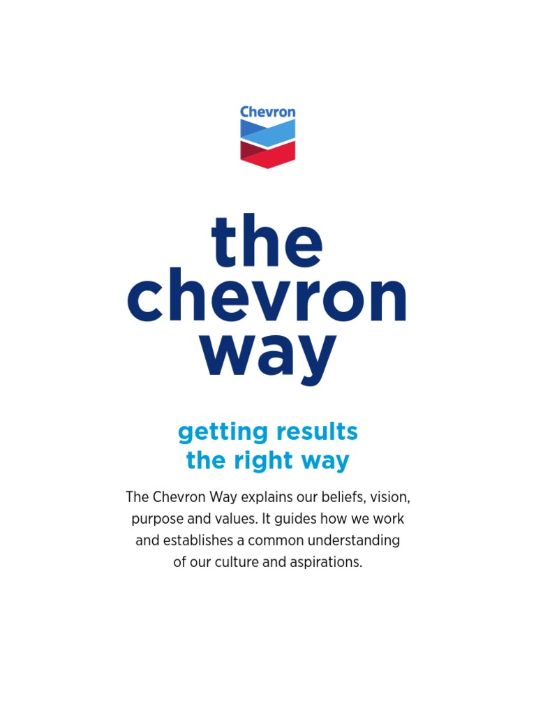 The Chevron Way | PDF | Creativity | Sustainability