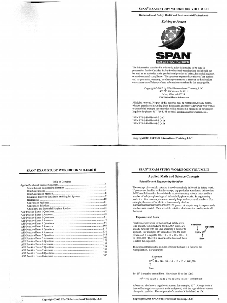 ASP Span Workbook Volume 2 | PDF