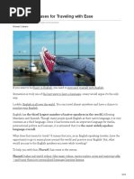 Travel English Booklet Final Version | PDF