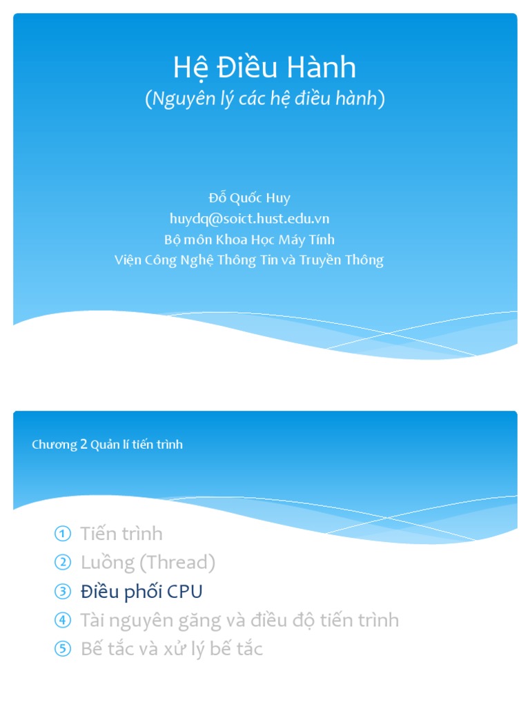 Hệ Điều Hành-Chuong 2 - bai3 - online (Autosaved) | PDF