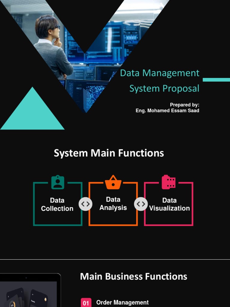 Data Management System Proposal | PDF | Mobile App | Mobile Phones
