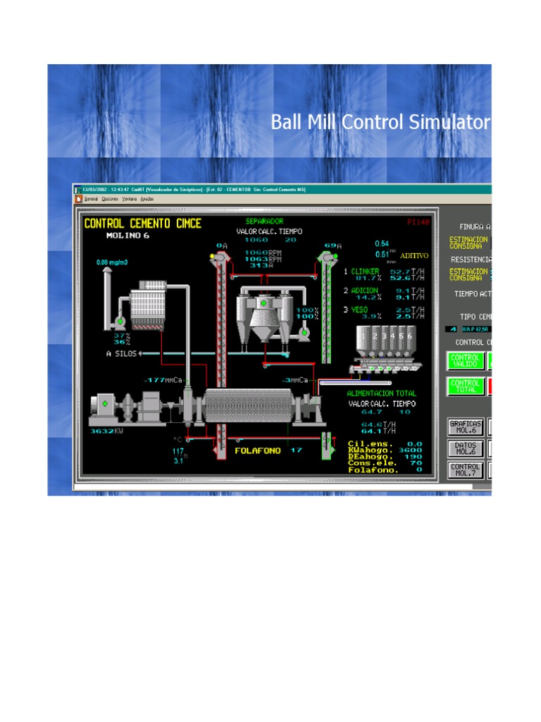 Ball Mill Simulator | PDF | Chemistry | Economic Sectors
