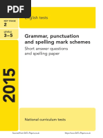 2023 Key Stage 2 English Reading Mark Schemes | PDF | Sound | Insects