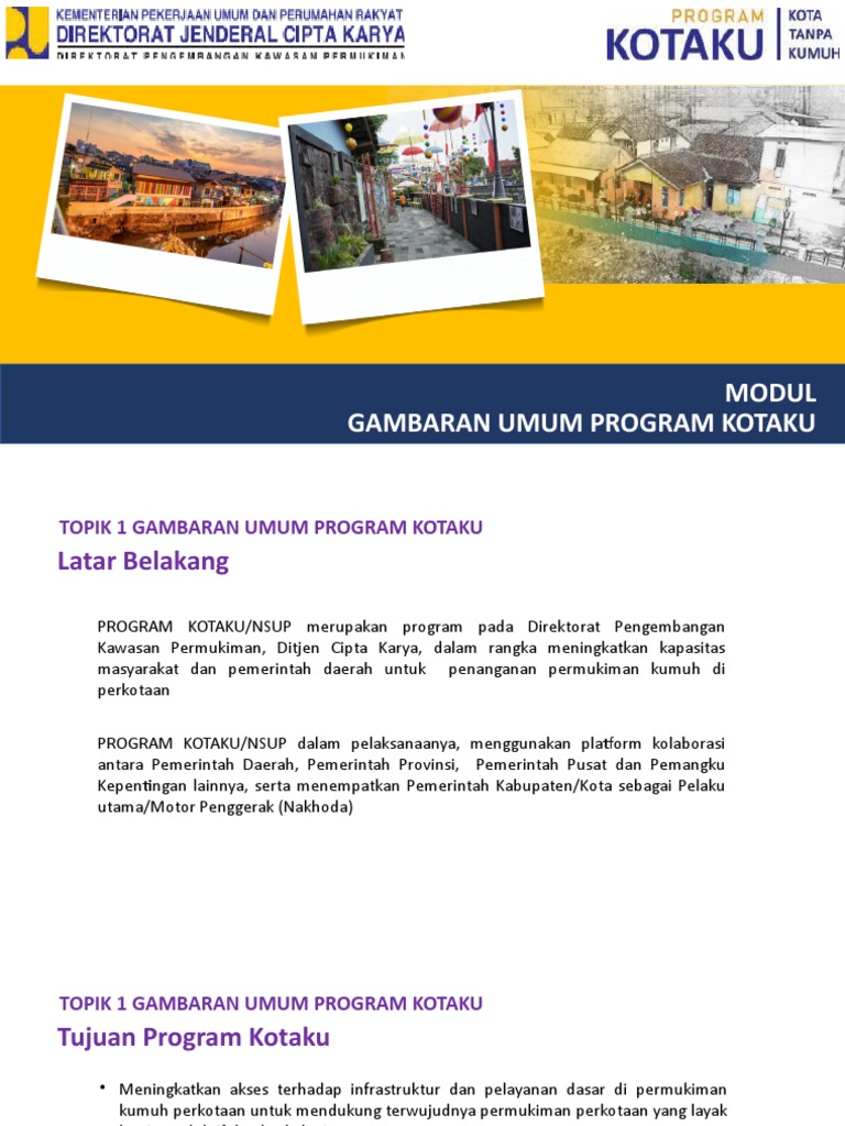 PPT Modul Program Kotaku | PDF